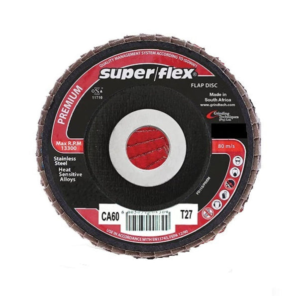 SUPER FLEX GRINDING DISC FLAT PREMIUM NFF T27 180X22 CA60 – Micmar Online