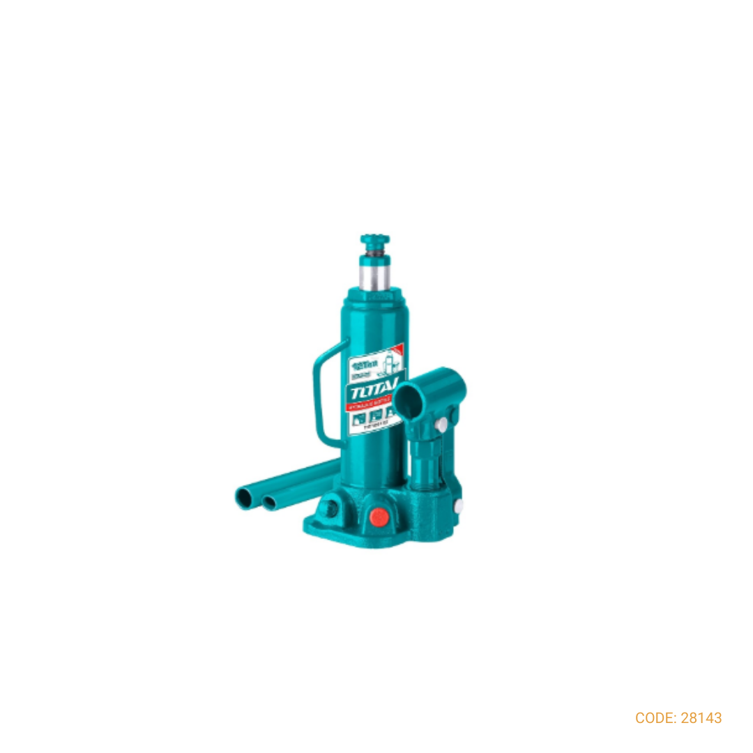 TOTAL HYDRAULIC BOTTLE JACK 12T THT109122 – Micmar Online