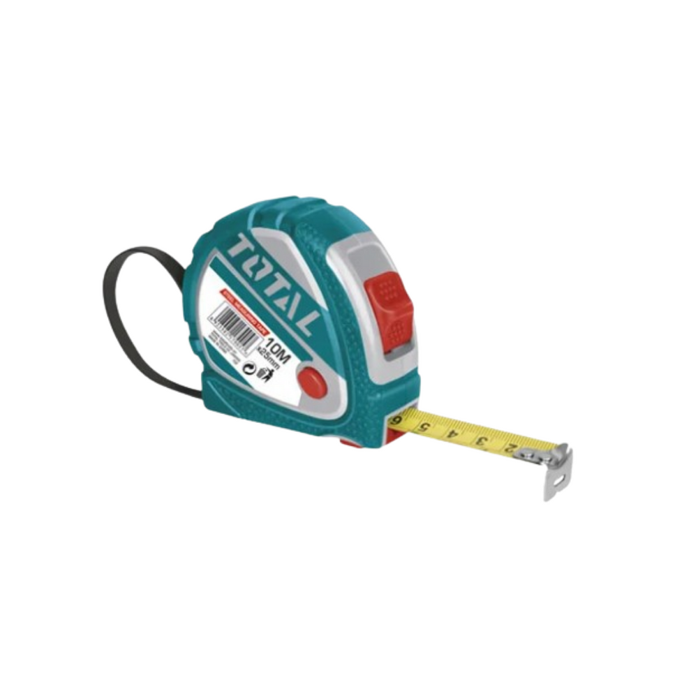 TOTAL MEASURING TAPE STEEL10MX25MM TMT126101 TT – Micmar Online