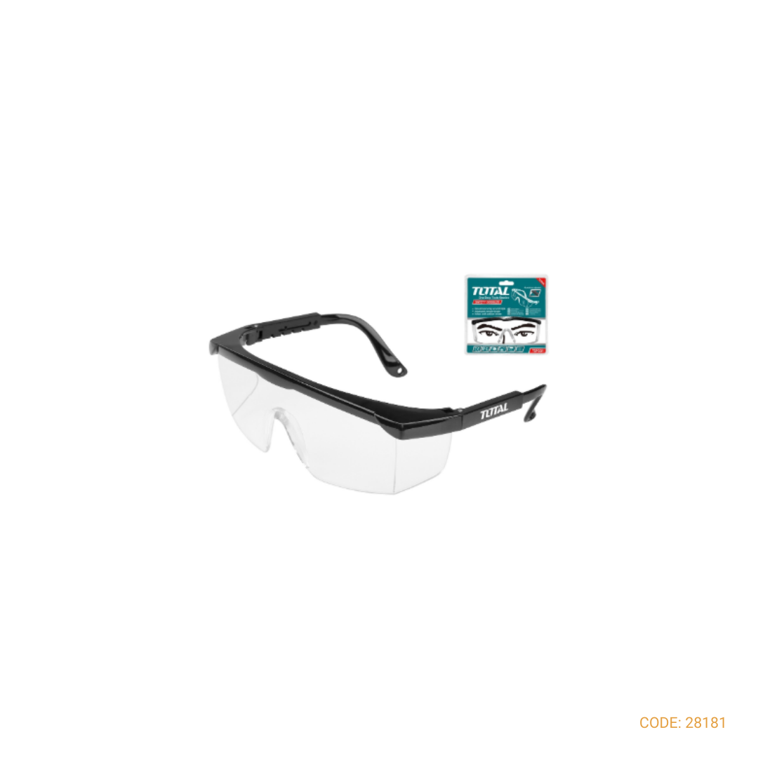 TOTAL SAFETY GOGGLES BLACK FRAME TSP301 – Micmar Online