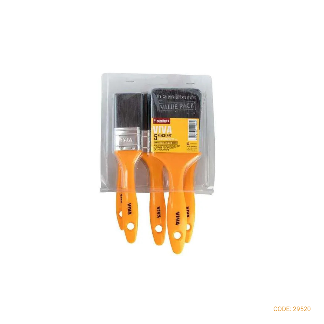 HAMILTON PAINT BRUSH VIVA 5PCS SET 1264 – Micmar Online