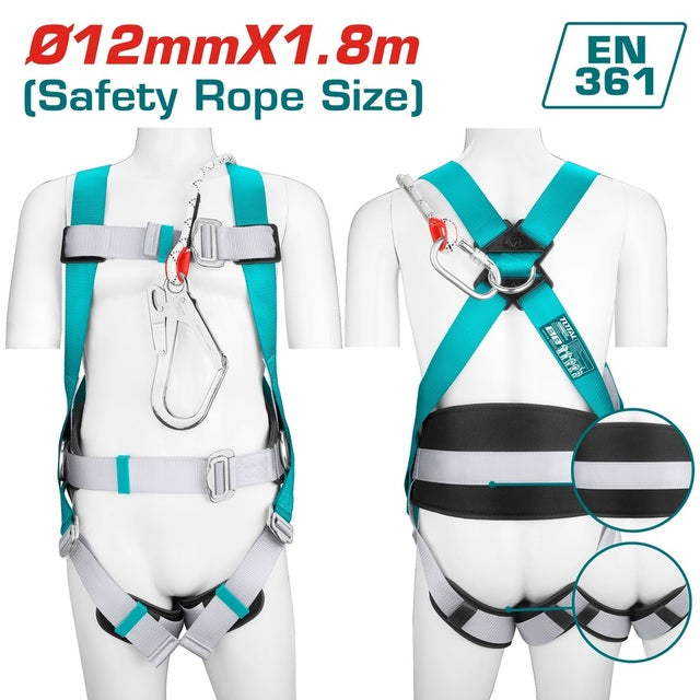TOTAL SAFETY HARNESS THSH501806 – Micmar Online
