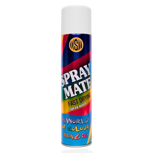 SPRAYMATE SPRAY PAINT FAST DRYING APPLIANCE WHITE 250ML 2502 – Micmar ...