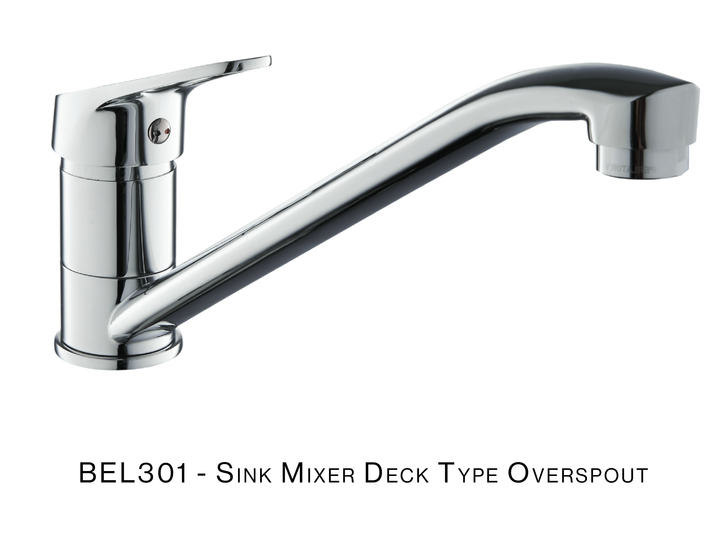 H&C SINK UNDER SPOUT SINGLE LEVER BELLA DECK TYPE BEL301 – Micmar Online