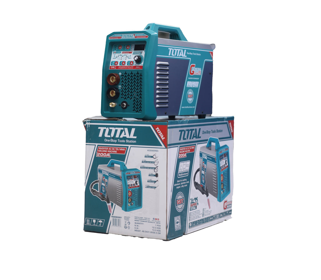 TOTAL WELDING MACHINE INVERTER AC DC TIG/MMA TIGACDC2001 – Micmar Online