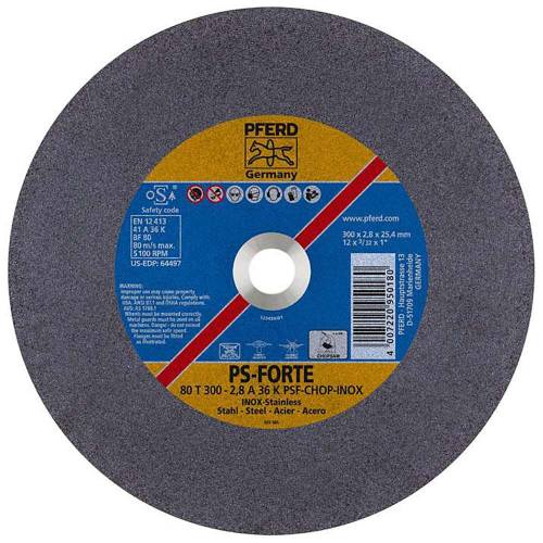PFERD CUTTING DISC SLIM PS FORTE 115X1.0A 60R – Micmar Online