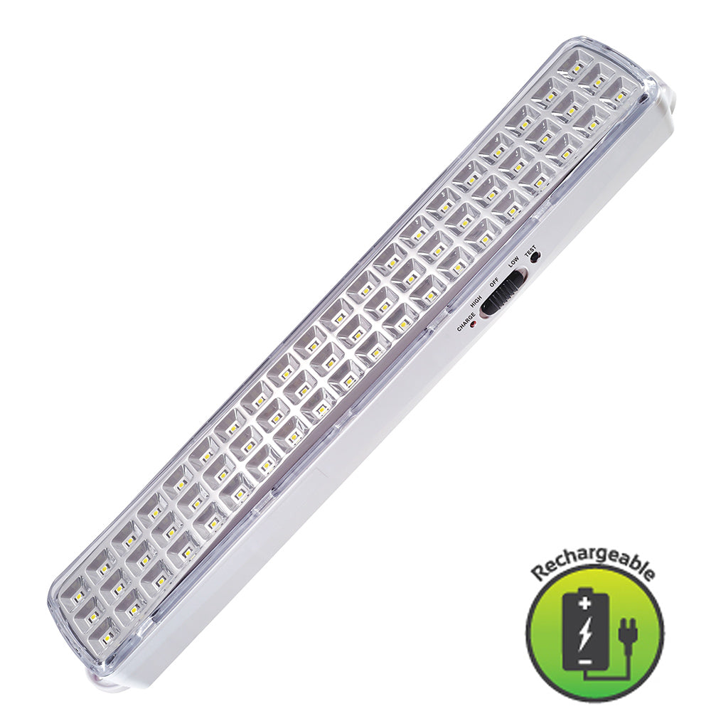 EUROLUX LED EMERGENCY LIGHT RECHARGEABLE 90 LED FS208 – Micmar Online