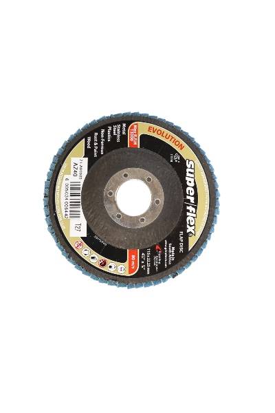 SUPER FLEX FLAP DISC EVOLUTION 115MM AZ40 – Micmar Online